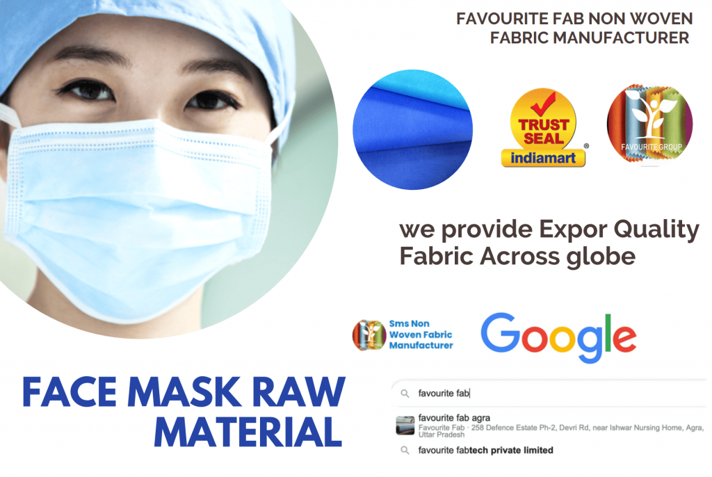 Best Quality Face Mask Raw Material of Non woven Fabric with ISO